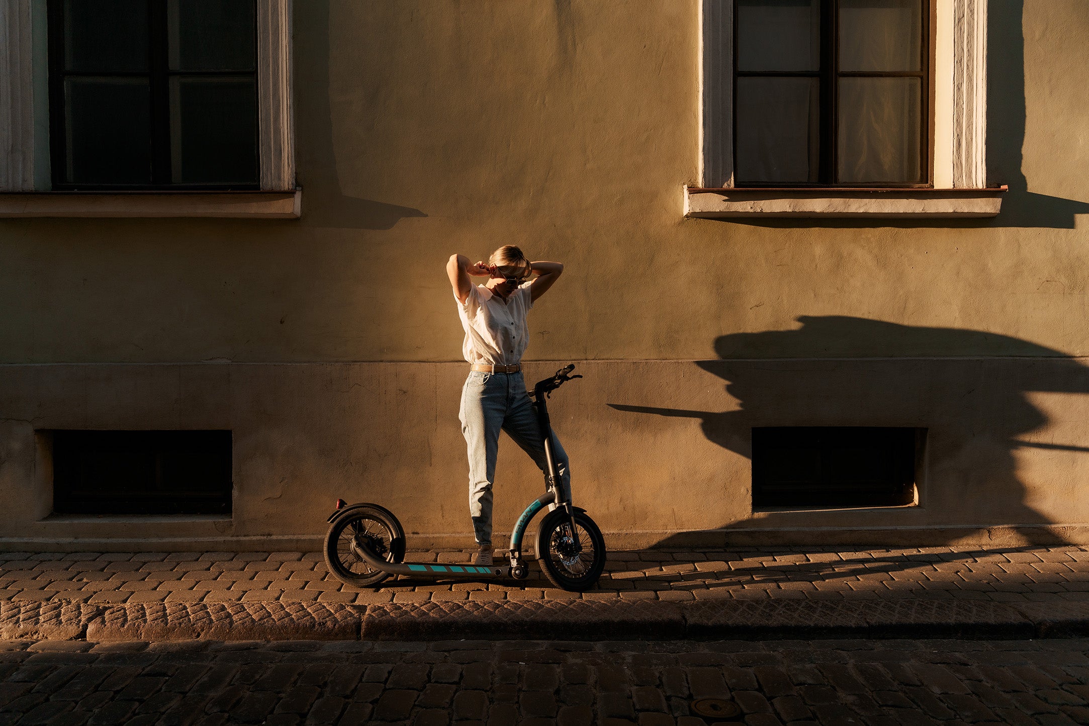 SWAN | Folding e-scooter with big wheels