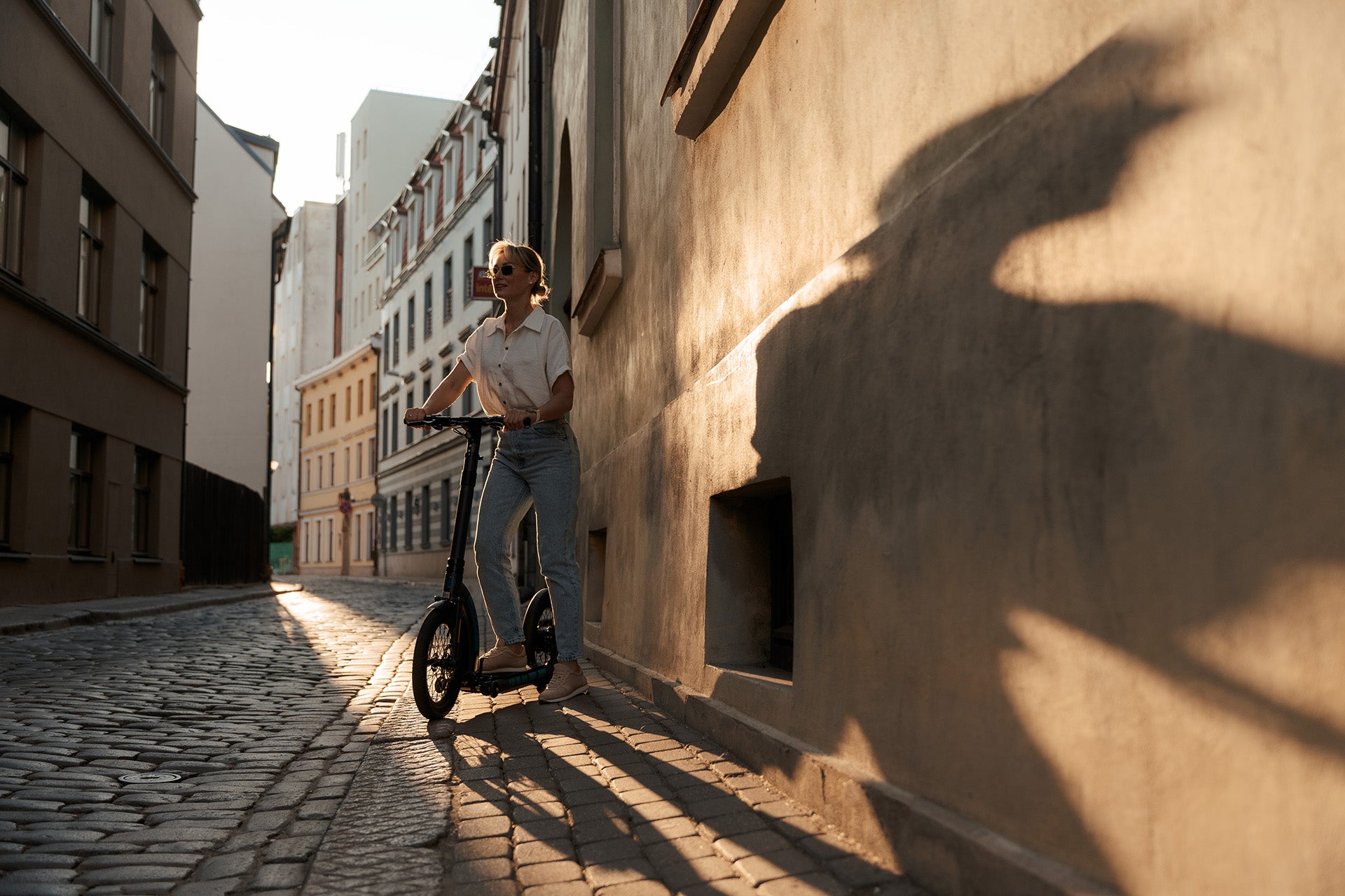 SWAN | Folding e-scooter with big wheels