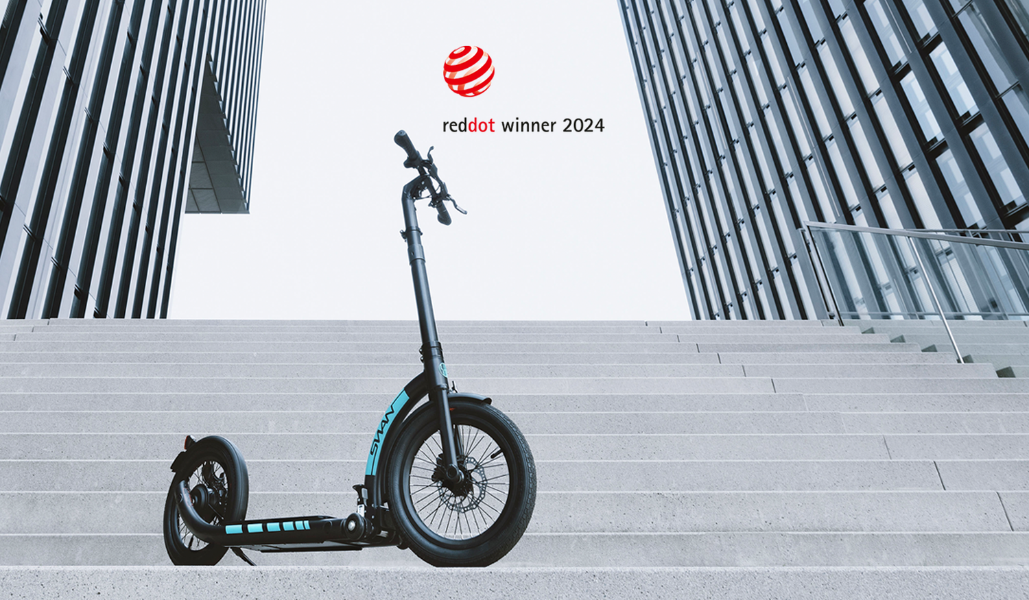 SWAN | Folding e-scooter with big wheels